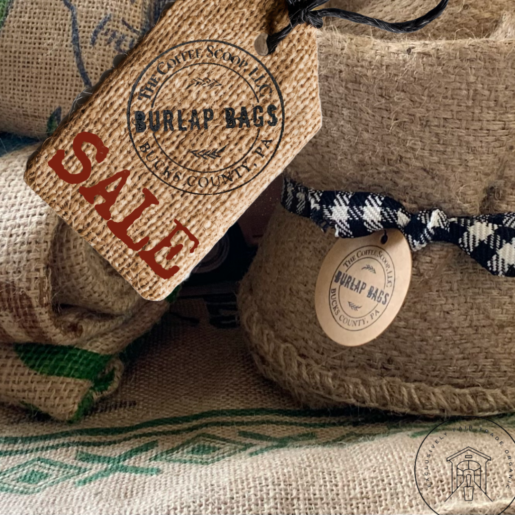 Burlap Coffee Bag - The Coffee Scoop